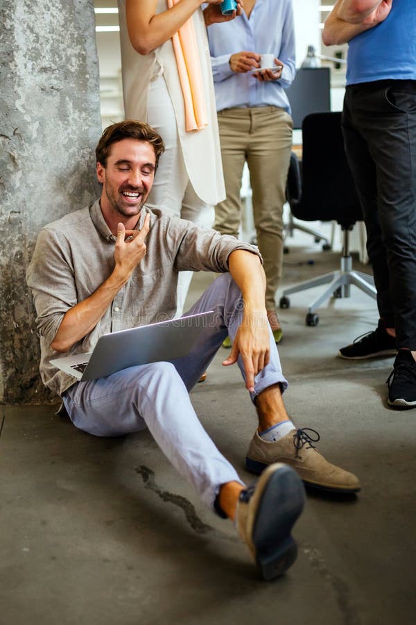 Startup Business, Software Developer Business People Working on ...