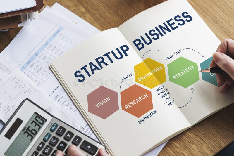 Startup Business Strategy Research Concept Stock Image - Image of ...