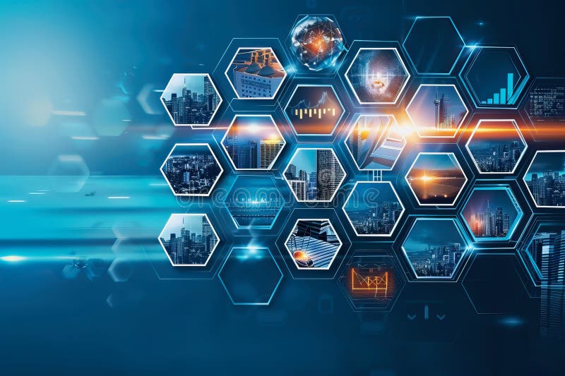 Startup Business Symbolizing Marketing Connectivity, Various Aspects of ...