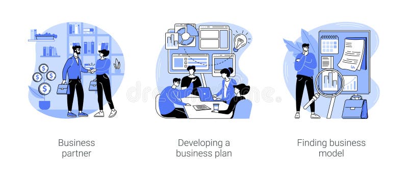 Startup Company Isolated Cartoon Vector Illustrations Se Stock Vector ...