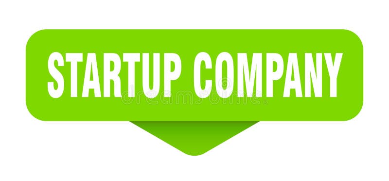 Startup Company Sticker. Startup Company Sign on Transparent Background ...