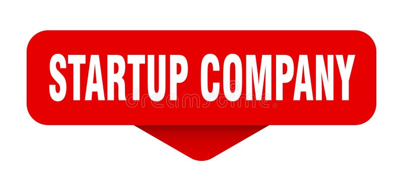 Startup Company Sticker. Startup Company Sign on Transparent Background ...