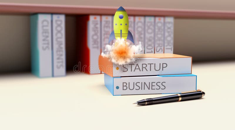 Startup concept stock photo. Image of computer, launch - 61672732