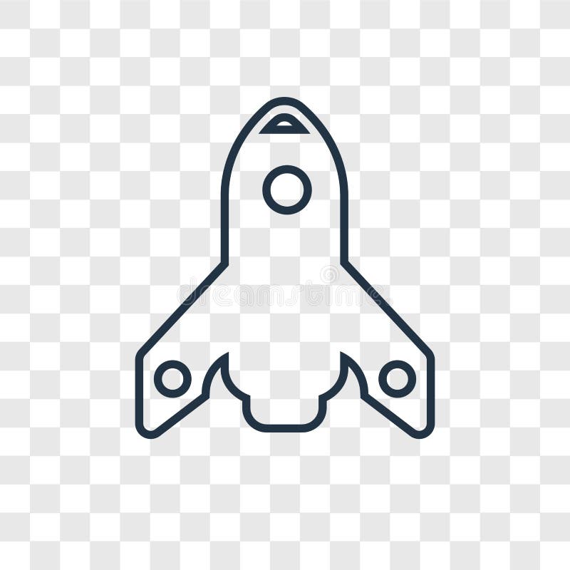 Startup Concept Vector Linear Icon Isolated on Transparent Background ...