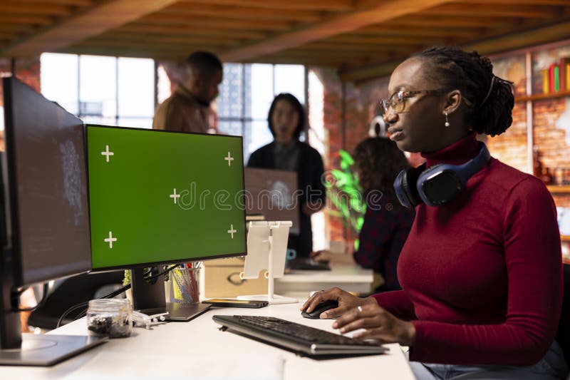 Startup Developer Using Mockup PC, Coding AI Algorithm Stock Photo - Image of bugs, algorithms ...