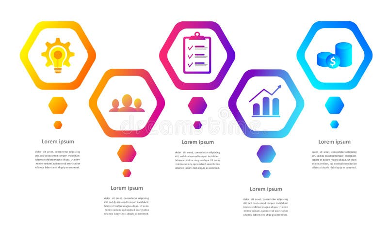 Startup Development Stages Flowchart. Infographics Vector Template ...
