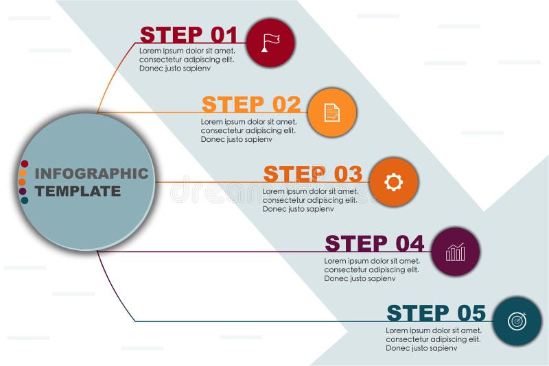 Startup Development Stages Vector Infographic Template Stock Vector ...