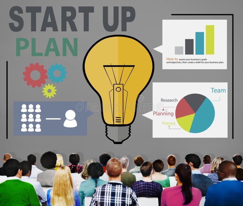 Startup Goals Growth Success Plan Business Concept Stock Photo - Image ...