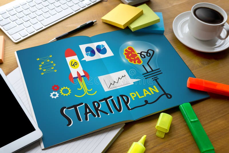 Startup Goals Success Growth Plan Business Team Project Meeting Stock ...