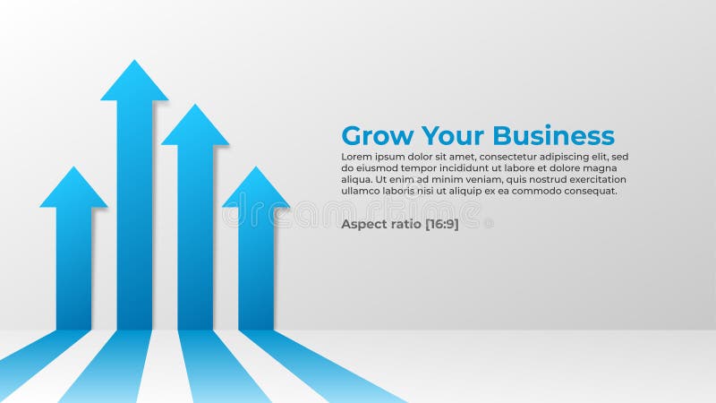 Startup Growth Business Presentation Background Stock Vector ...