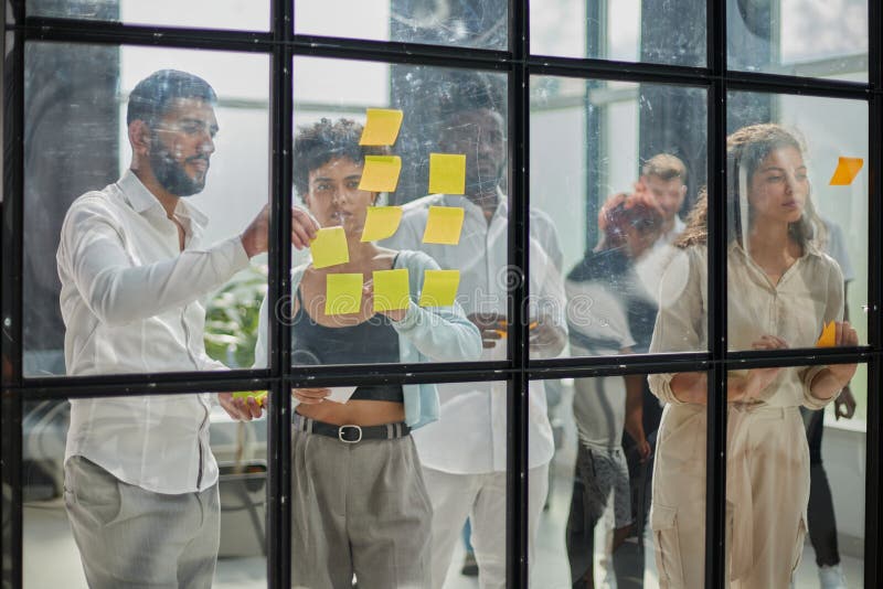 Startup and Implementation of a Small Business Project. Stock Image ...