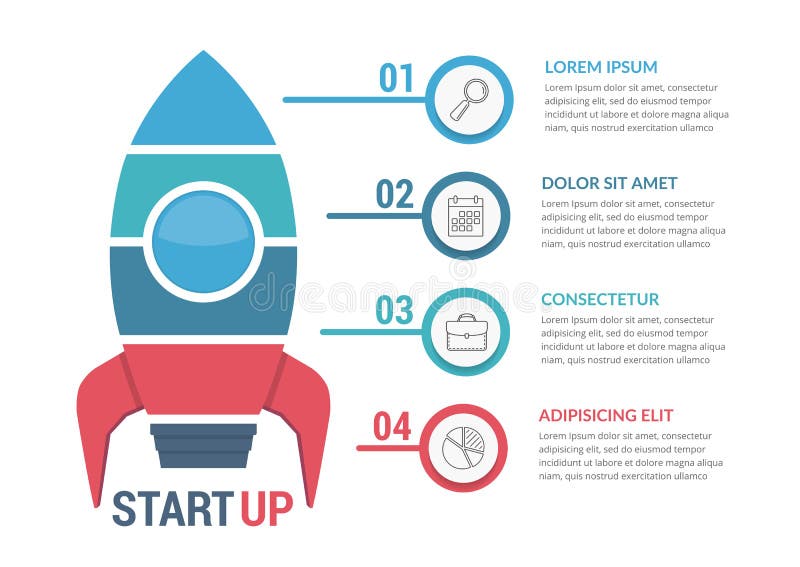 StartUp Infographics stock vector. Illustration of idea - 154864387