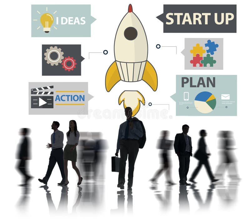 Startup Innovation Planning Ideas Team Success Concept Stock Photo ...