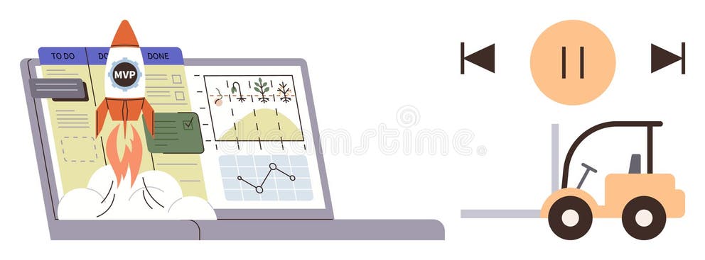 Project Launch Optimization Stock Illustrations – 686 Project Launch ...