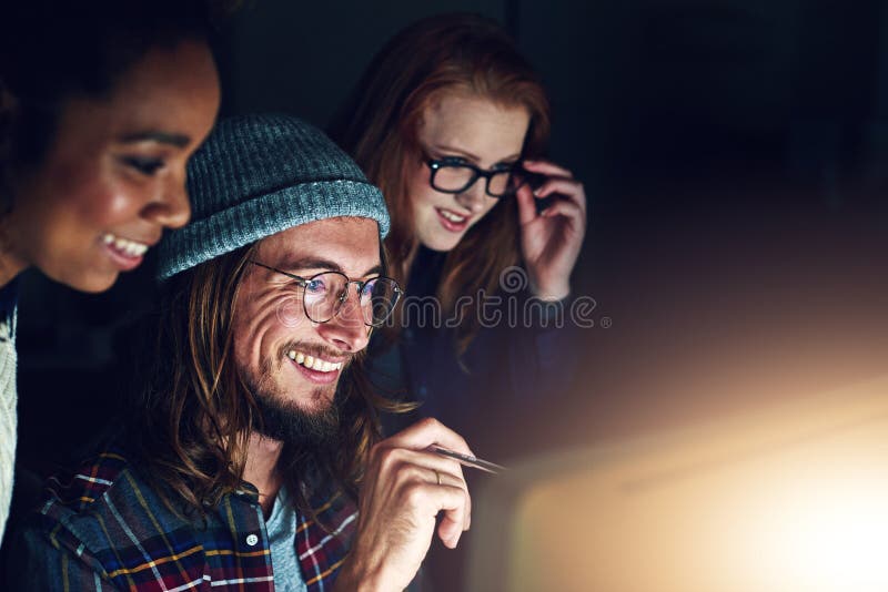 Startup Office Computer Or Team Reading Web Design Code Cloud Computing Software Or App Ui