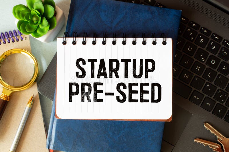 Startup Pre-Seed is Shown Using a Text, Concept Stock Image - Image of ...