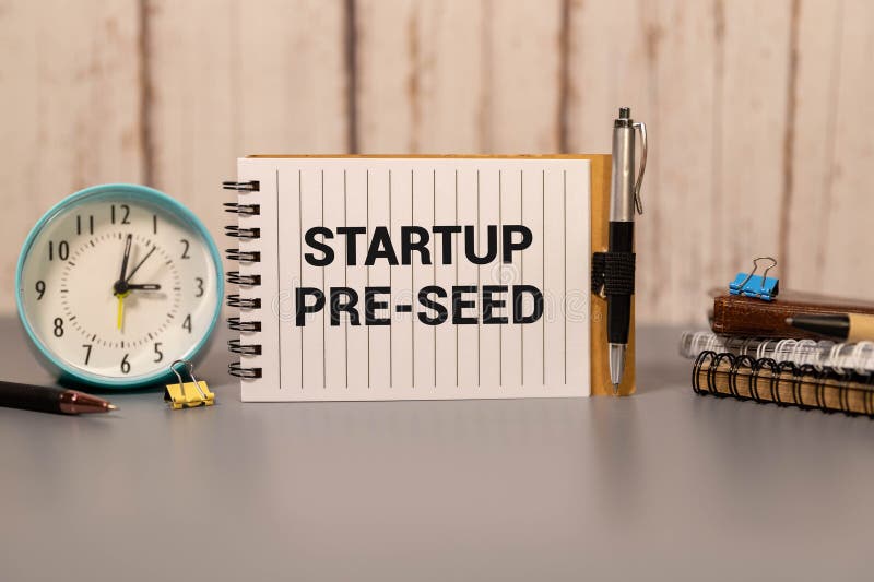 Startup Pre-Seed is Shown Using a Text, Concept Stock Image - Image of ...