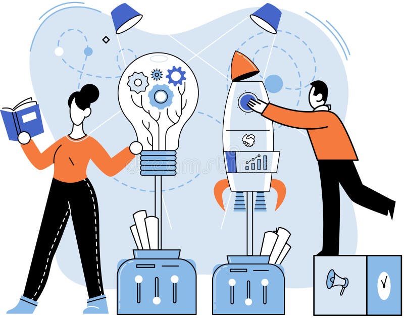 Startup Project, Creative New Idea Business Concept. Team of Startup ...