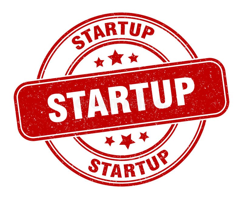 Startup Stamp. Startup Round Grunge Sign Stock Vector - Illustration of ...