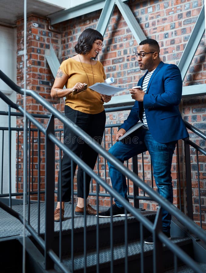 Startup, Steps or Designers Talking in Office for Creative Project ...