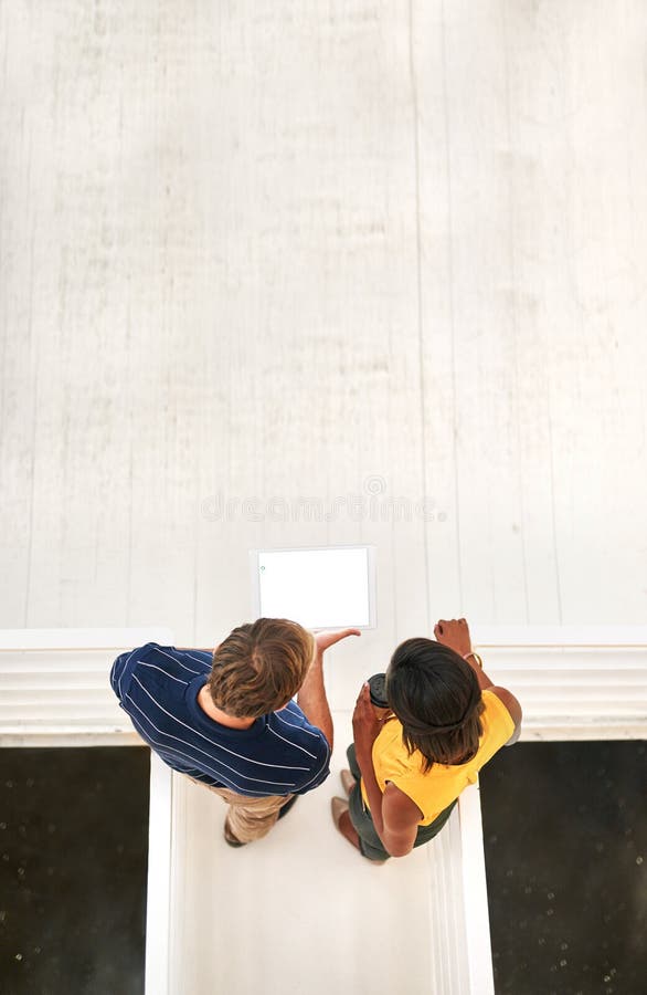 Startup, Tablet or Above of Designers with Mockup for Creative Project ...