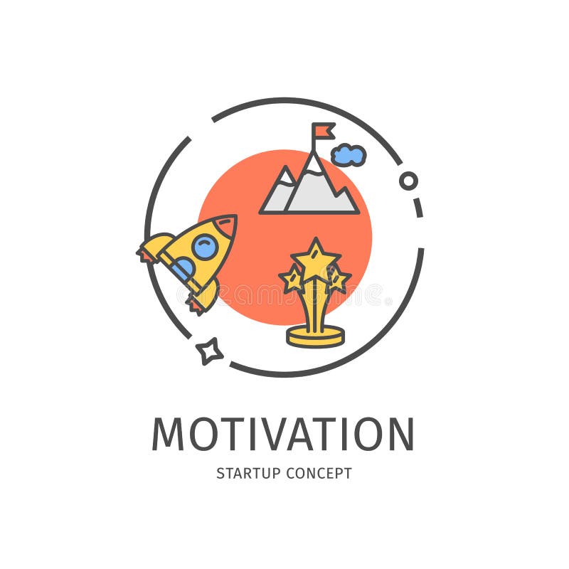 Motivation Rocketship Stock Illustrations – 121 Motivation Rocketship ...