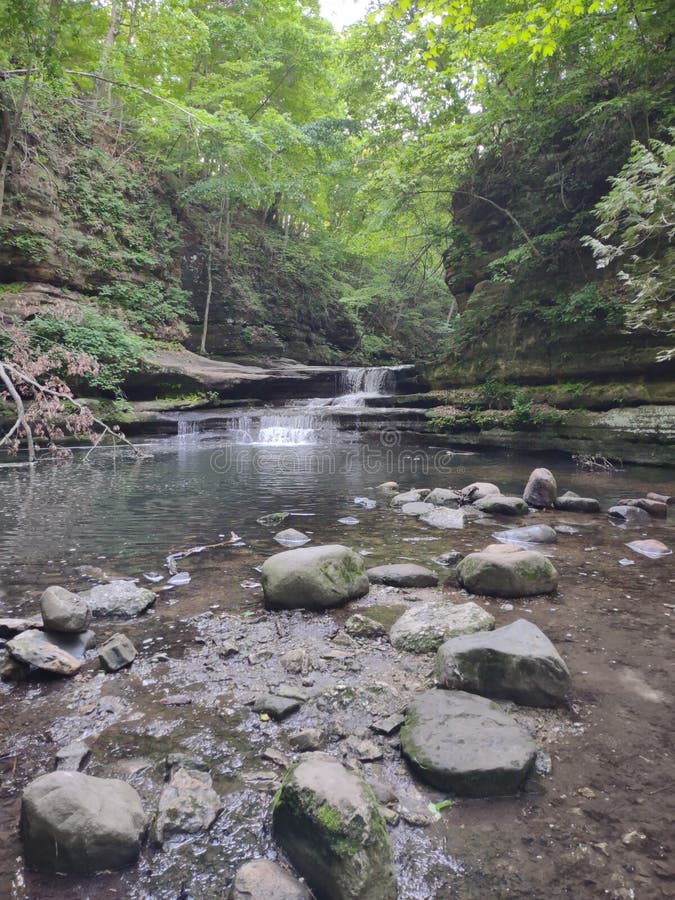Starved rock hike stock photo. Image of state, formation - 240153908