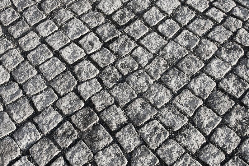Blokowy stary bruk zdjęcie stock. Obraz złożonej z blok - 23675744