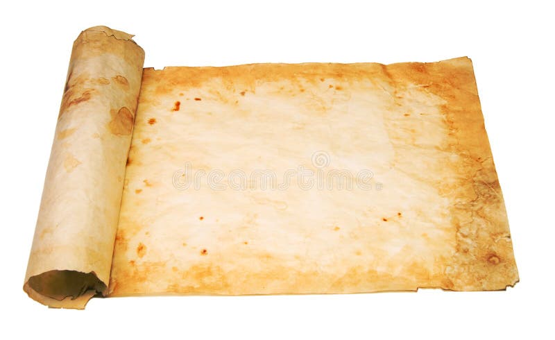 Stary pergamin zdjęcie stock. Obraz złożonej z biały, porysowany - 4411854