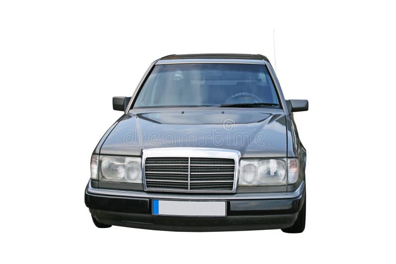 Stary samochodowy Mercedes obraz stock. Obraz złożonej z kierowcy ...