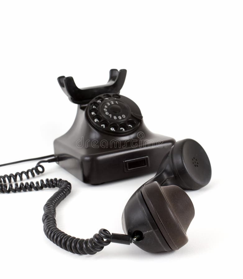 Stary telefon zdjęcie stock. Obraz złożonej z biznes - 18641446