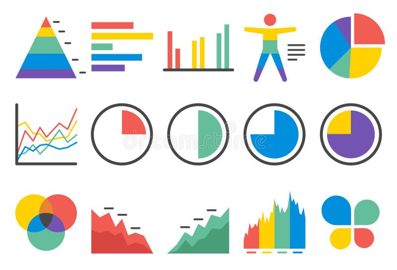 Stat icons set 1 stock vector. Illustration of analytics - 89980282