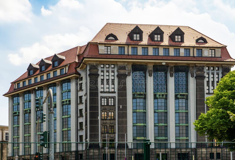 State Archives Building in Dresden, Germany Stock Image - Image of ...