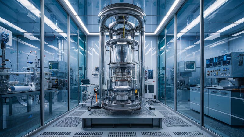 High-efficiency Carbon Capture Reactor in a High-tech Clean Room Stock ...