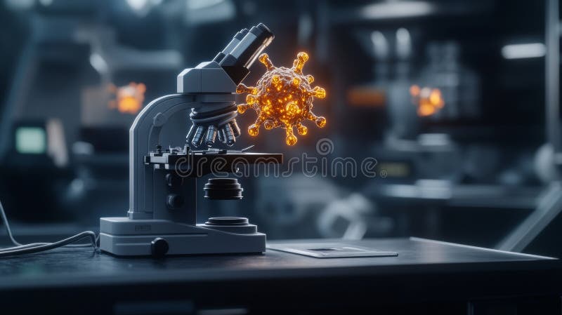 In a State-of-the-art Cellular Biology Laboratory, Human Cell ...