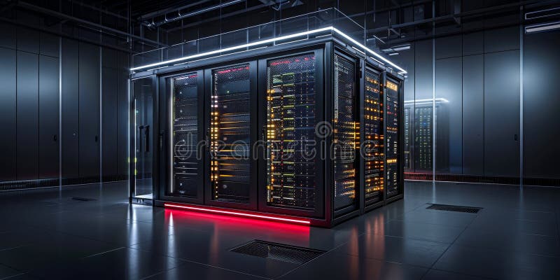 State-of-the-Art Compact Data Center Module with Integrated Network ...