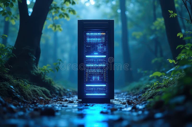 State-of-the-Art Deep Learning Server Configuration Stock Illustration ...