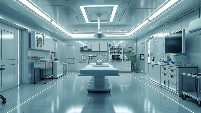 A State-of-the-art Hospital Operating Room Featuring High-tech ...