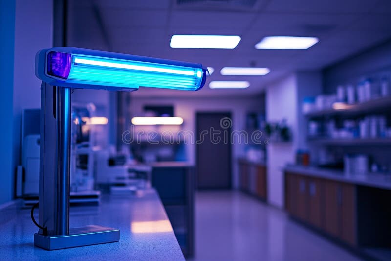 Advanced UV Light Technology Used for Sterilization in a Modern ...