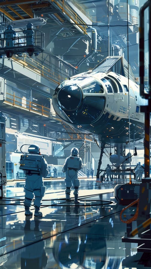 In a State-of-the-art Laboratory, Engineers and Scientists Collaborate ...