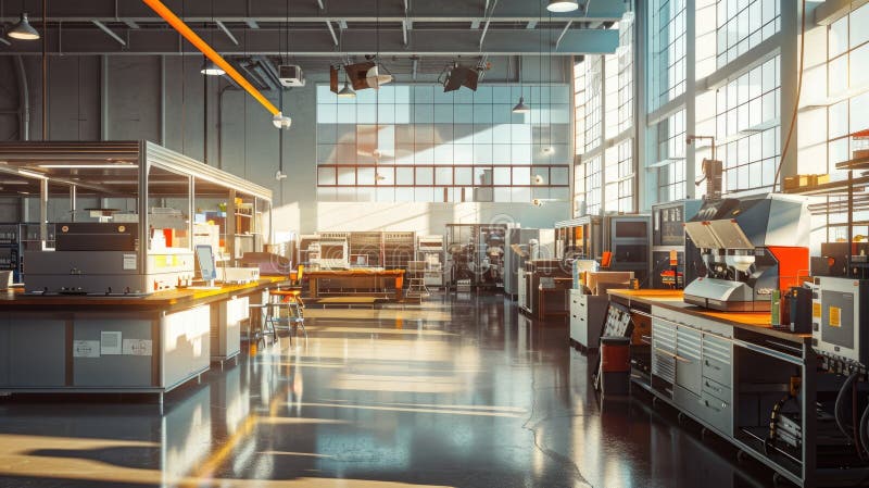 Lab Has Modern Facilities, Spacious Work Environment, and Ample Natural ...