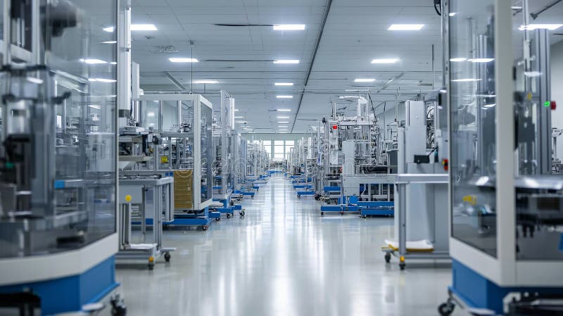 A State of the Art Manufacturing Facility Stock Photo - Image of ...