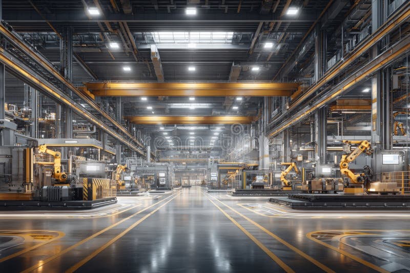 Advanced Automated Manufacturing Facility Showcases Robotic Efficiency ...