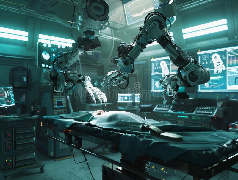 Revolution in Healthcare: Robotic Technology Transforming Surgery Stock ...