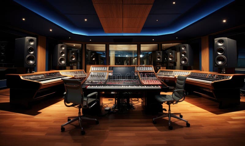 A State-of-the-Art Recording Studio with Cutting-Edge Sound Gear Stock ...