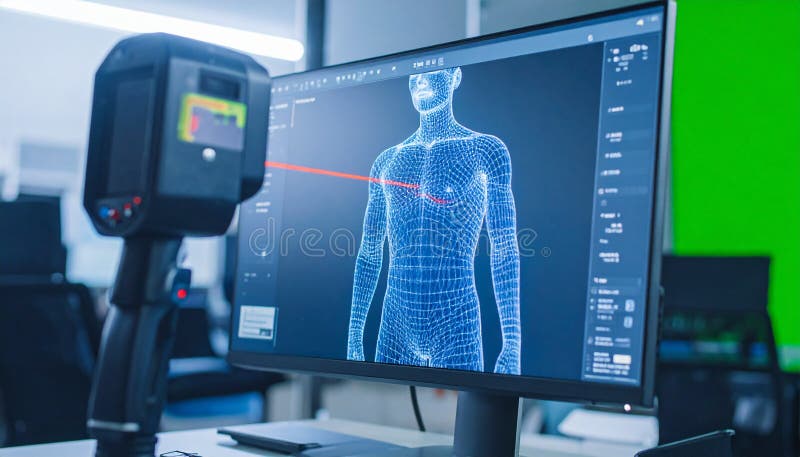 Detailed Biometric Scan Stock Illustrations – 736 Detailed Biometric ...