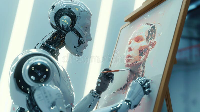 A State-of-the-art Robot Creates a Detailed Human Portrait and Shows ...