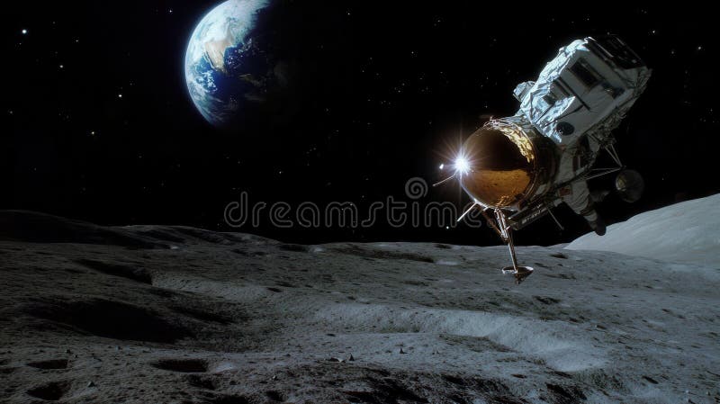 Futuristic Space Station, Equipped with Solar Panels and a Circular ...