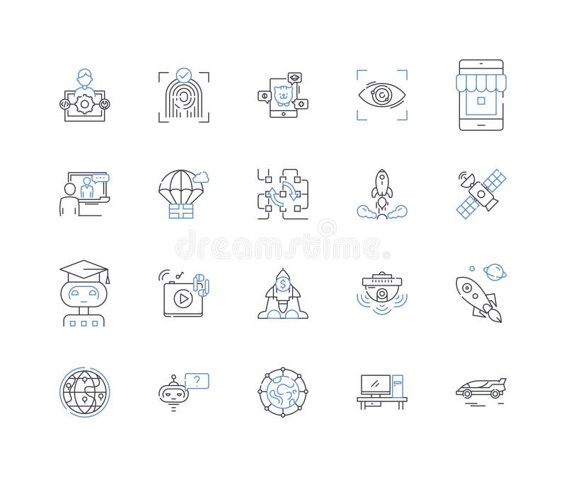 State-of-the-art Technology Line Icons Collection. Innovation ...