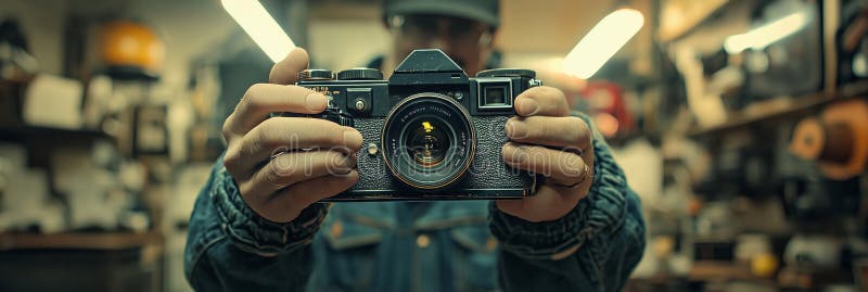 Crafting Analog Cameras in a Futuristic Workshop with Precision and ...